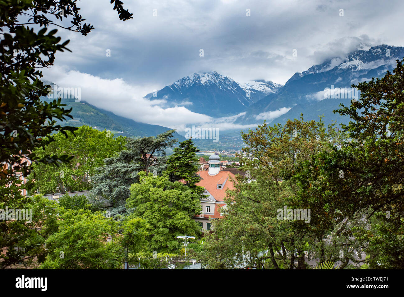 Merano spa town hi-res stock photography and images - Alamy