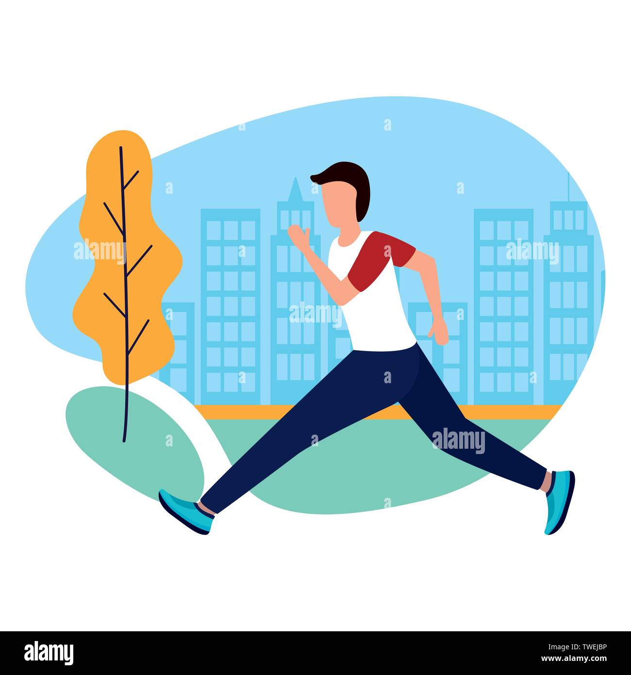people running activity Stock Vector Image & Art - Alamy