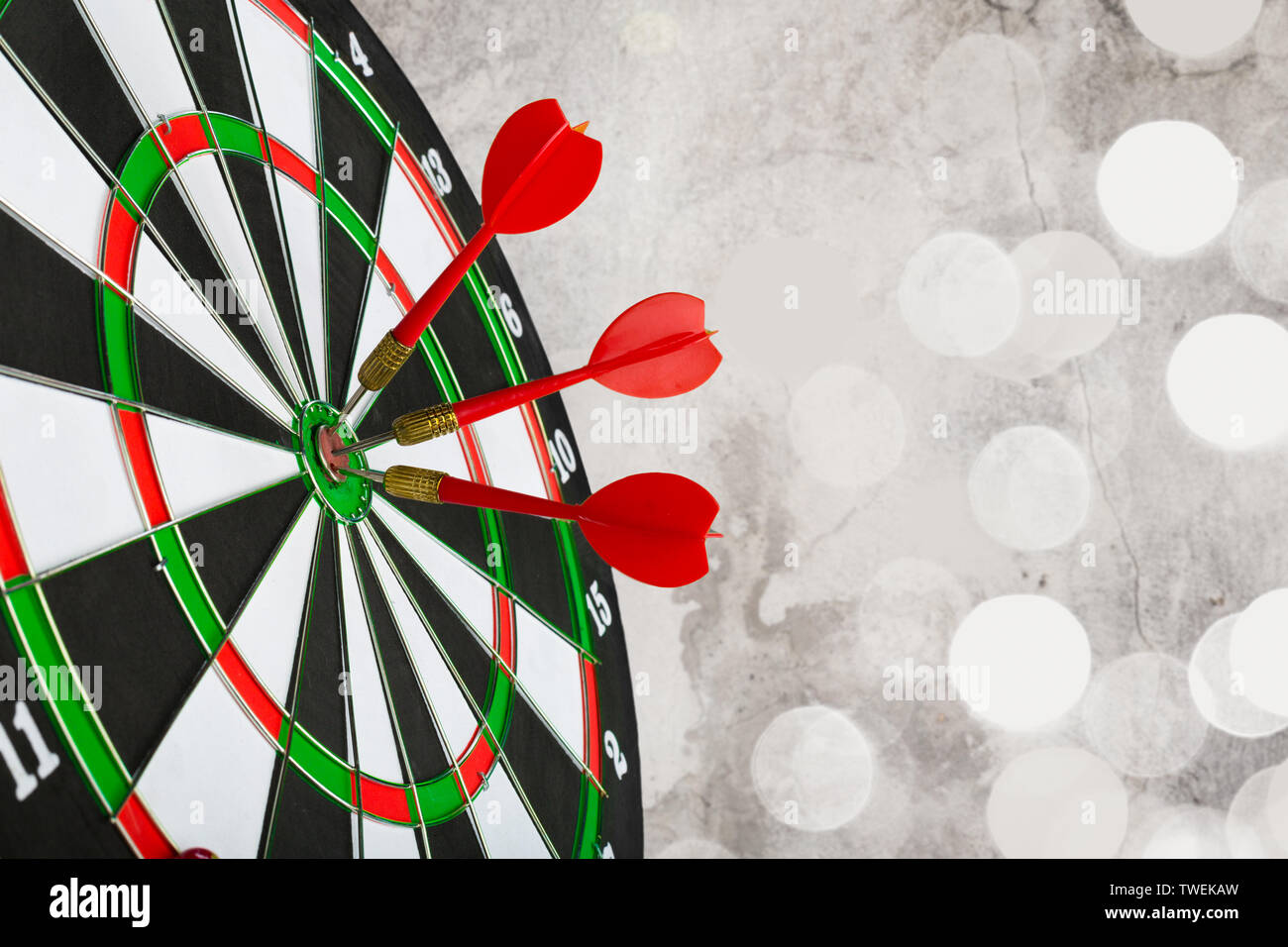 Success hitting target, aim goal achievement concept Stock Photo - Alamy