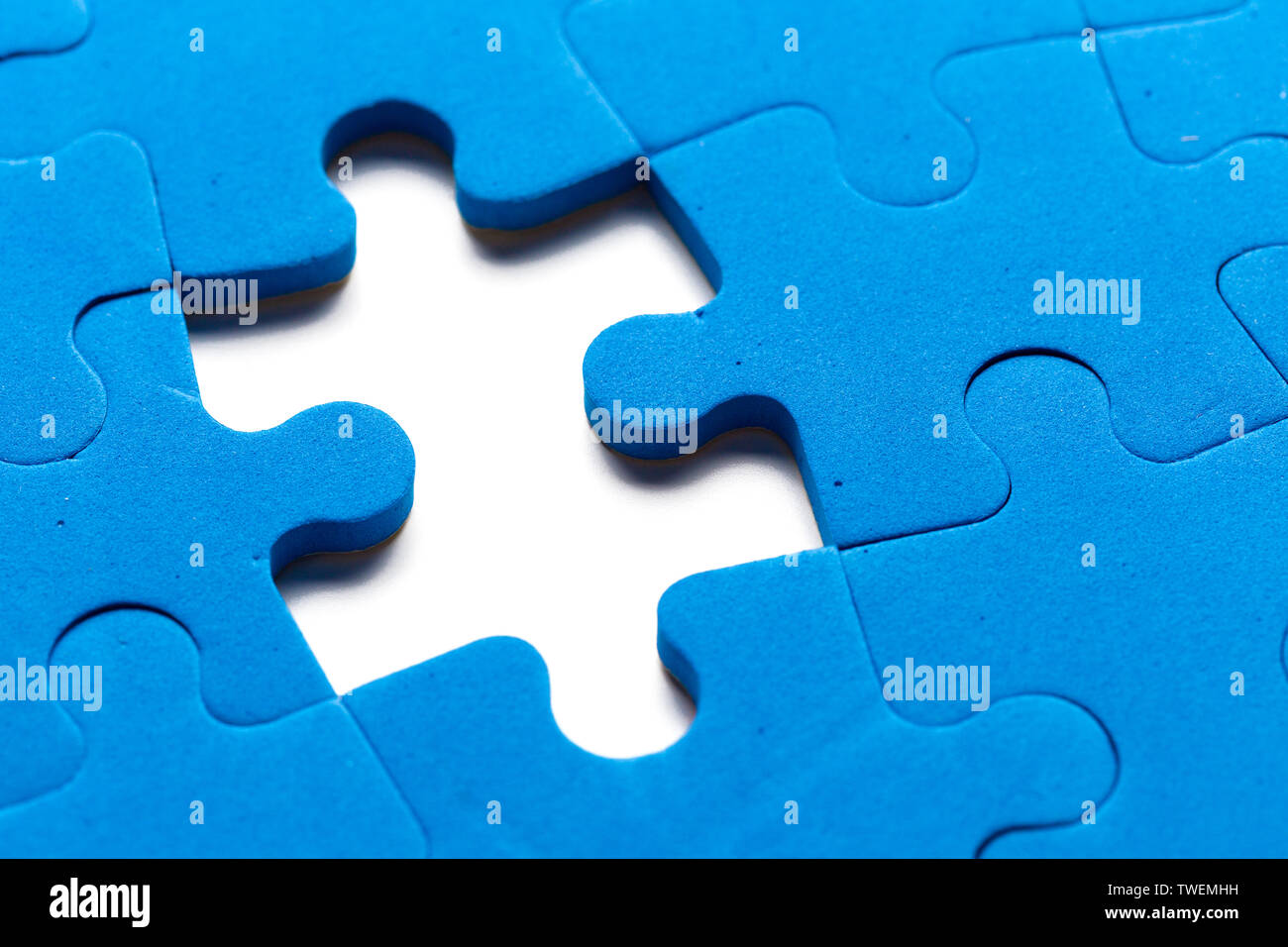 Missing puzzle piece Stock Photo - Alamy