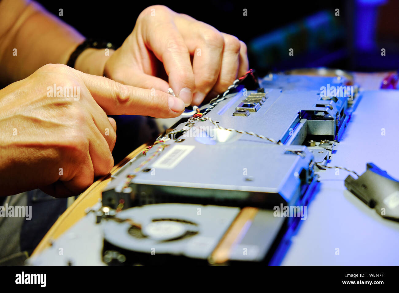 Electronic engineer of computer technology. Maintenance computer cpu ...