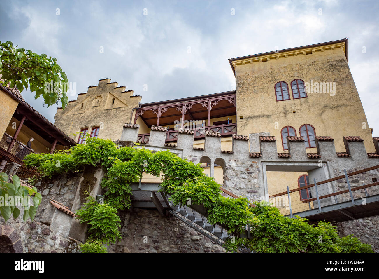 meran merano south tyrol landscape, italy Stock Photo - Alamy