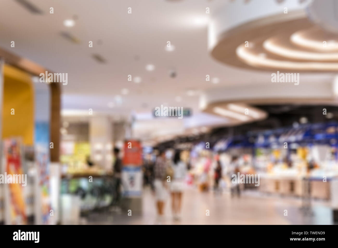 Supermarket lighting design hi-res stock photography and images - Alamy