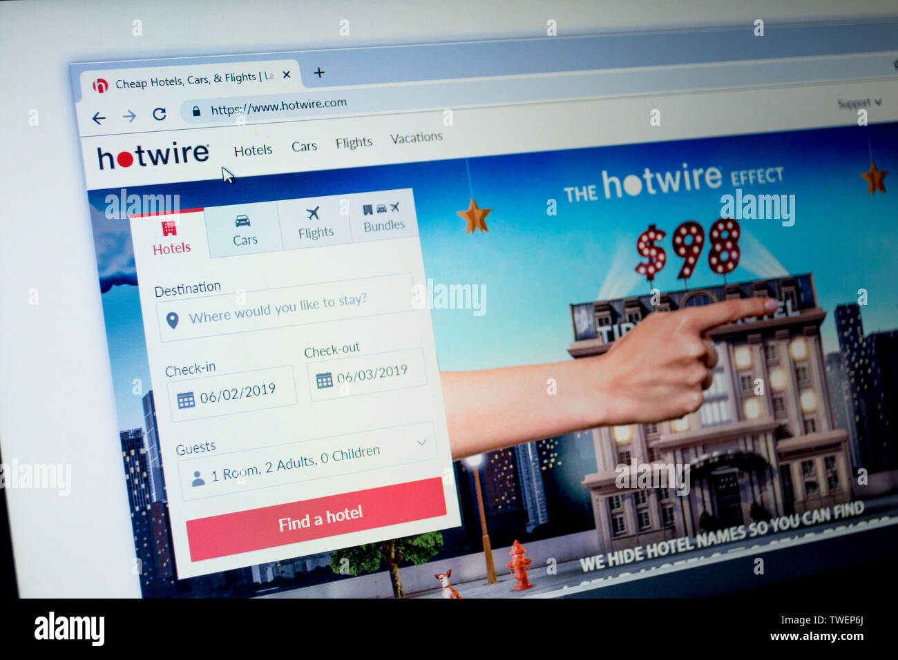 Hotwire com hi-res stock photography and images - Alamy