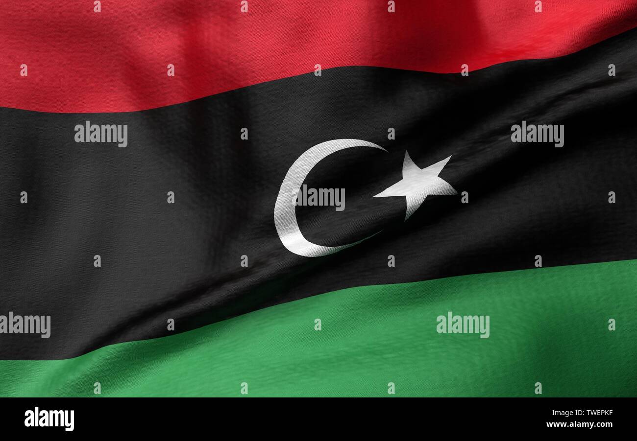Libya Flag High Resolution Stock Photography and Images - Alamy