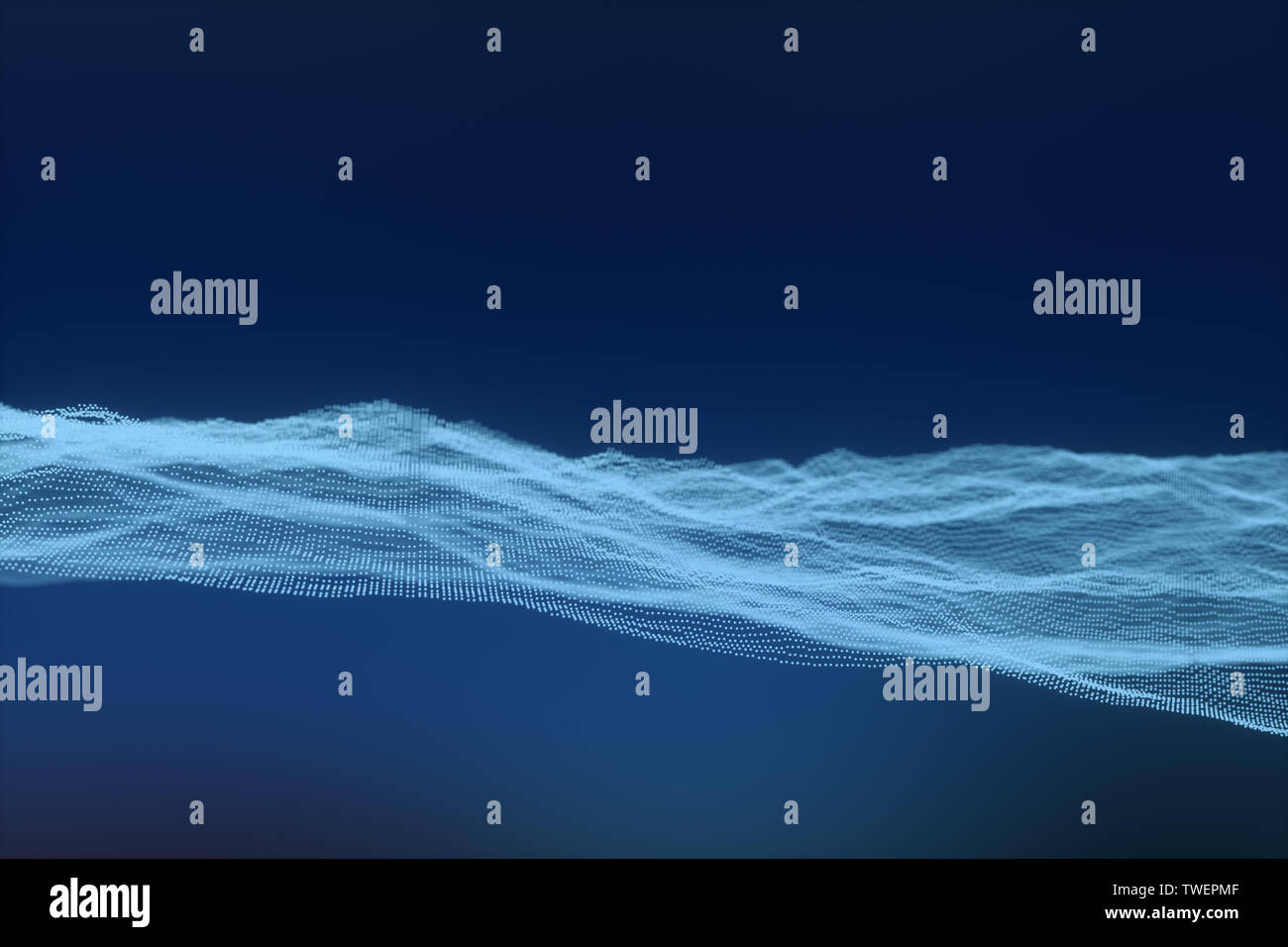 Three Dimensional Rendering Abstract Dots Variable Gradient Background 0667