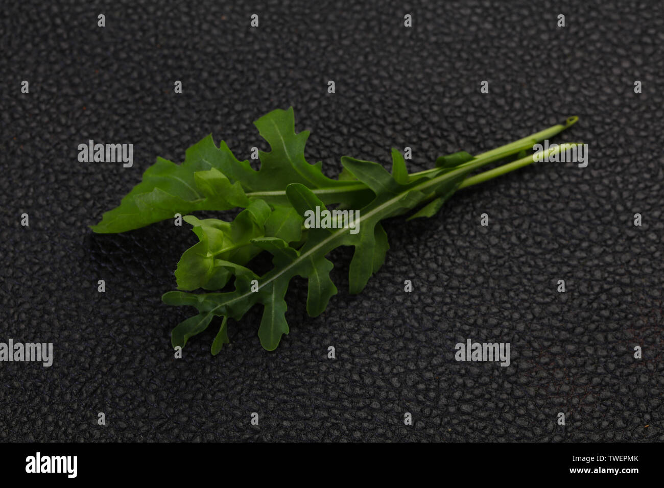 Green fresh ripe Rocket leaves Stock Photo - Alamy