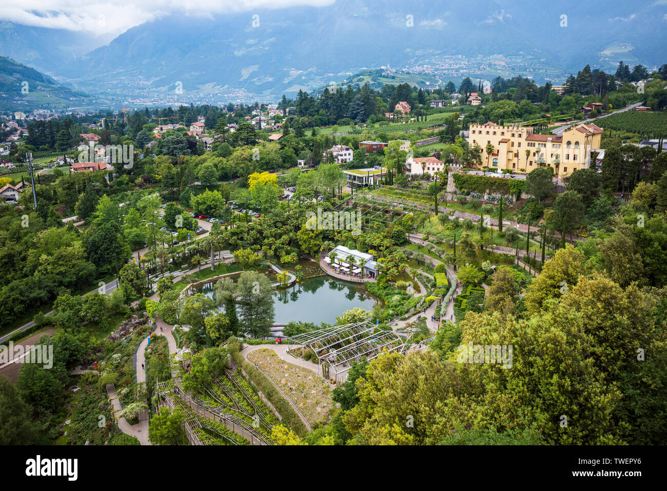 Merano spa town hi-res stock photography and images - Alamy
