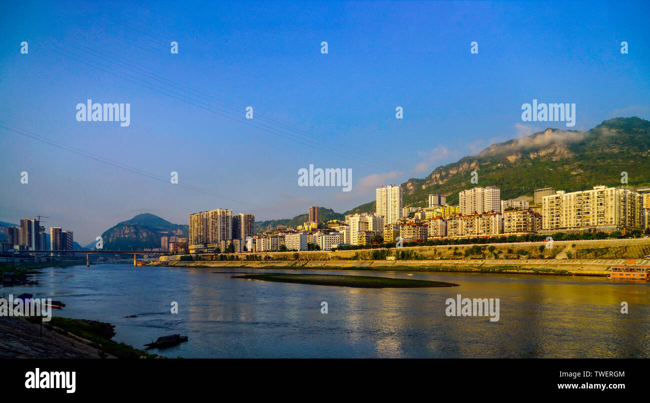Scenery of Sinan County Stock Photo - Alamy