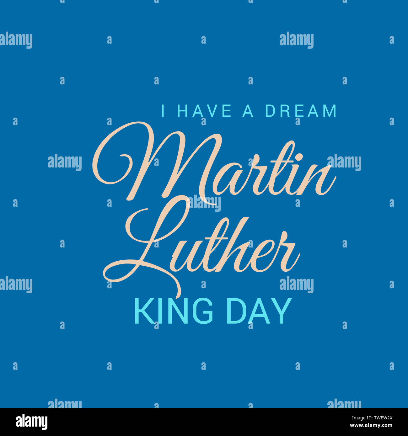 Vector illustration of Martin Luther king Day With text i have a dream ...