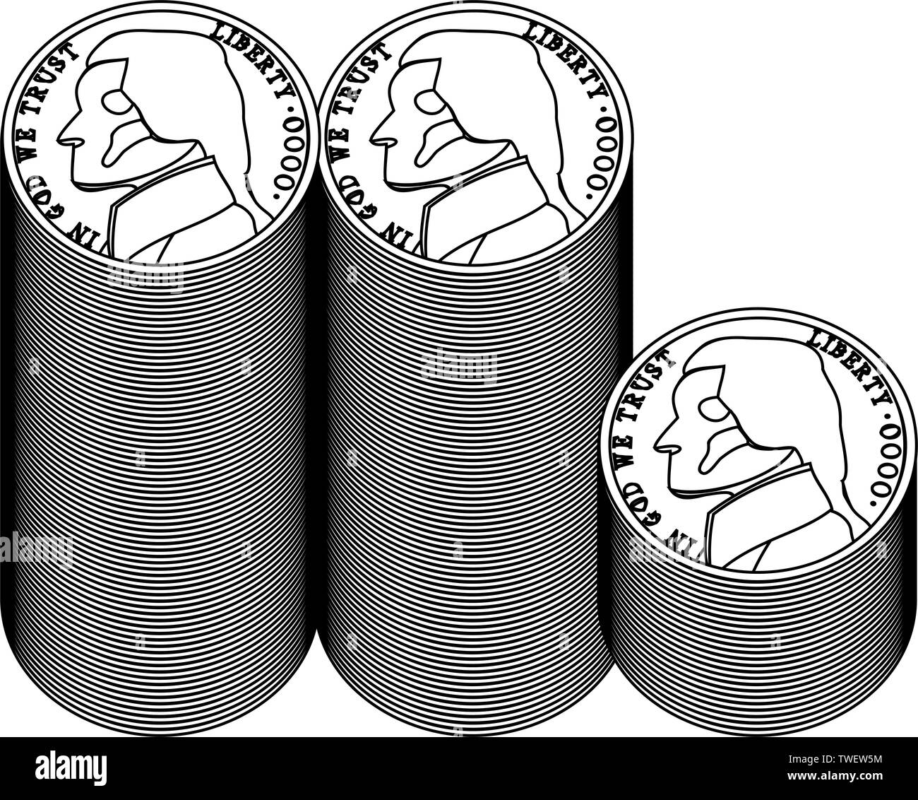 Business change illustration Black and White Stock Photos & Images - Alamy