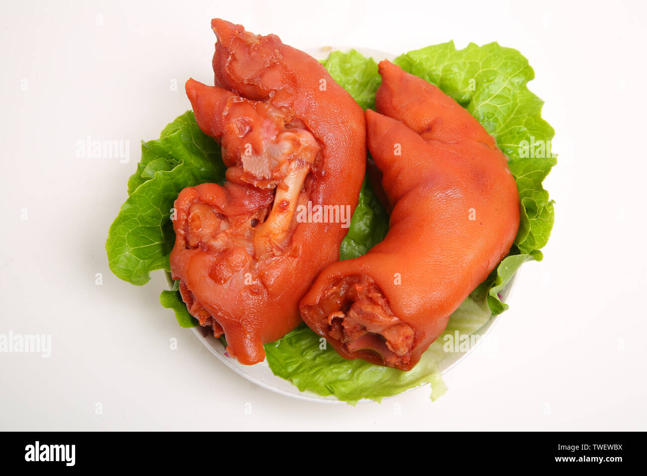 pig 's hoof Stock Photo - Alamy