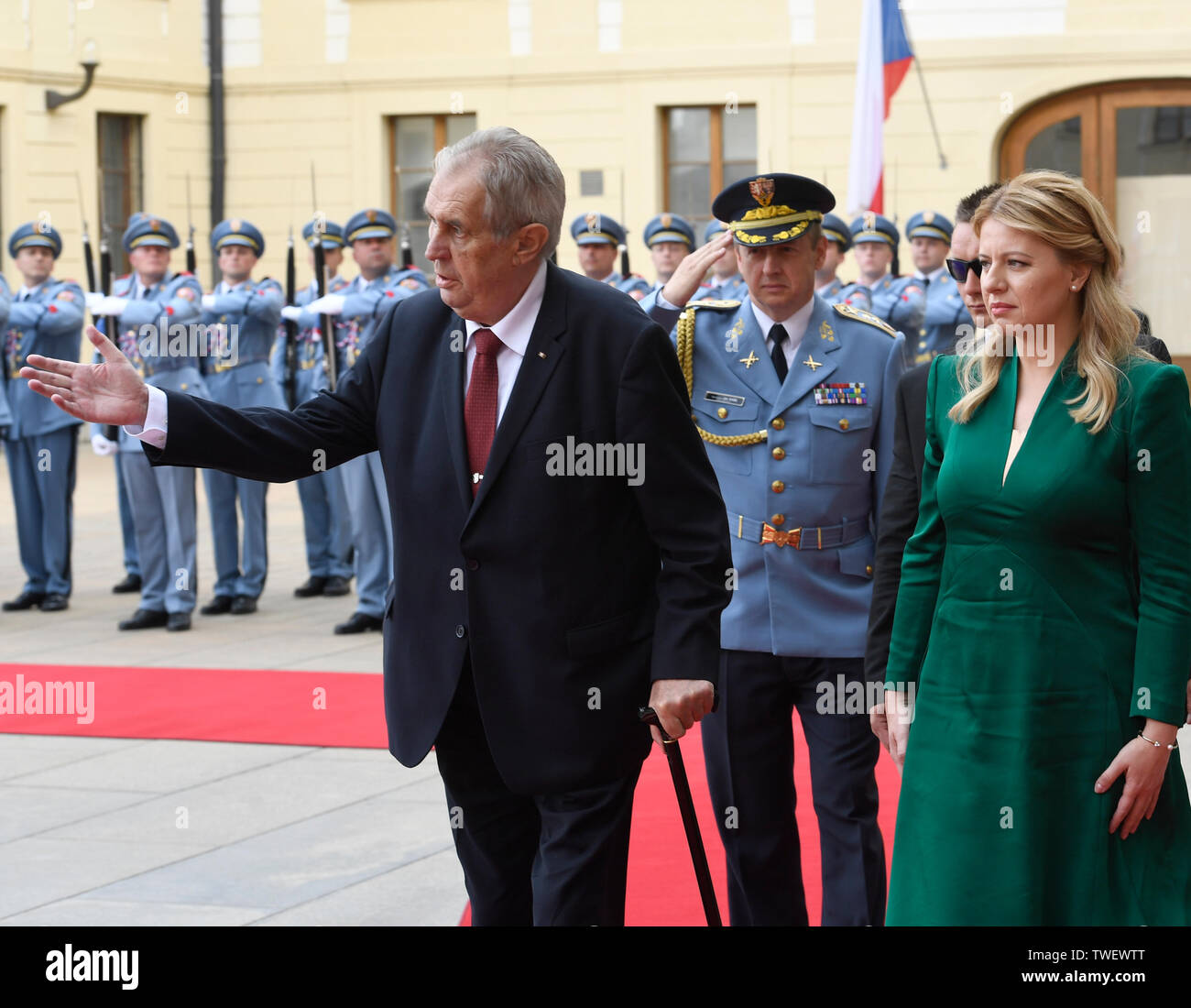 Prague, Czech Republic. 20th June, 2019. Slovak President Zuzana ...
