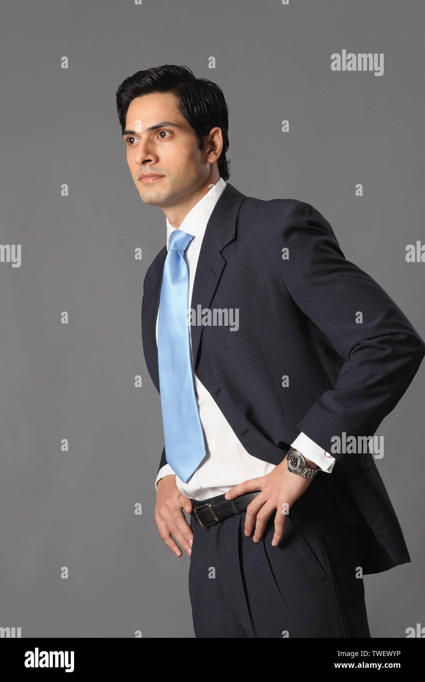 Business people with arms akimbo hi-res stock photography and images ...