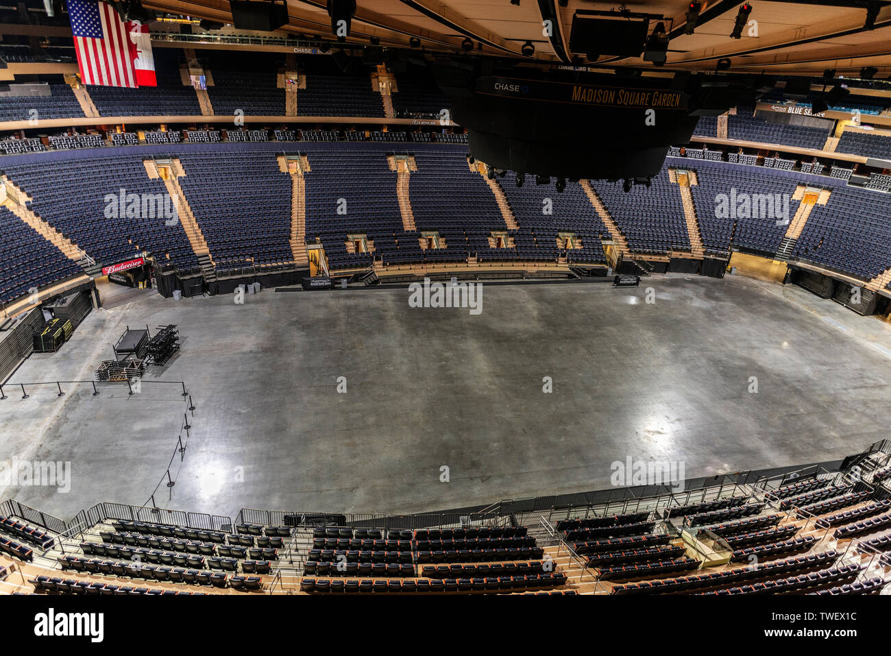 New York City, USA - July 31, 2018: Stadium of the Madison Square ...