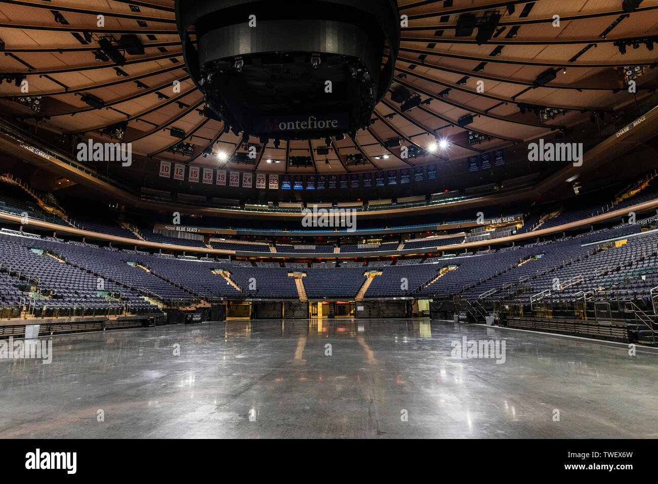 New York City, USA - July 31, 2018: Stadium of the Madison Square ...