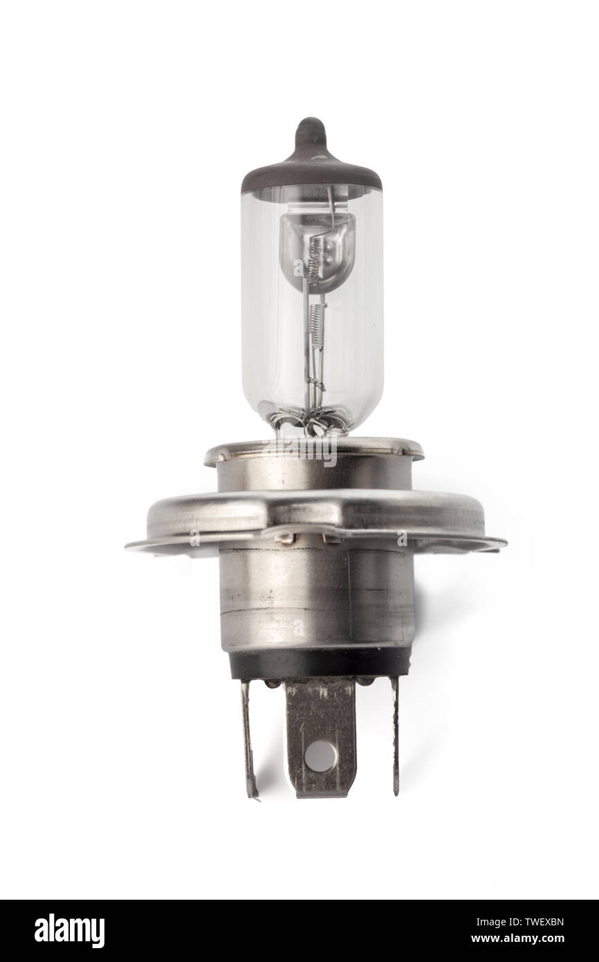 car lightbulb on white background Stock Photo - Alamy