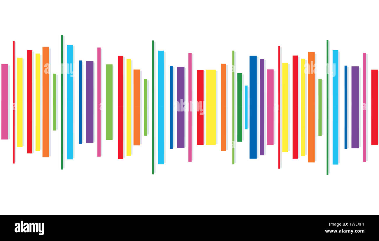 rainbow line abstract art background Stock Photo - Alamy