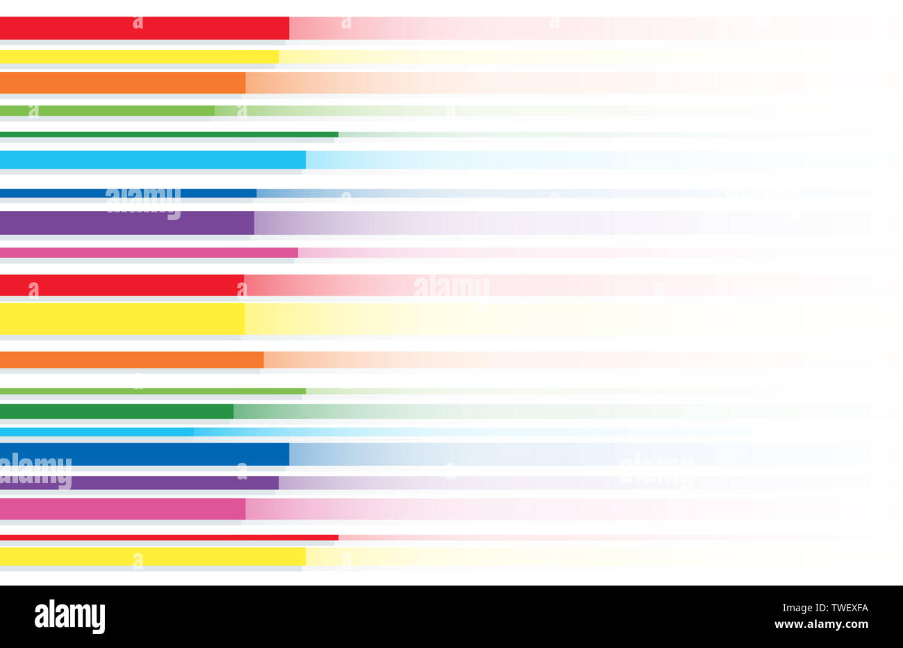 rainbow line abstract art background Stock Photo - Alamy