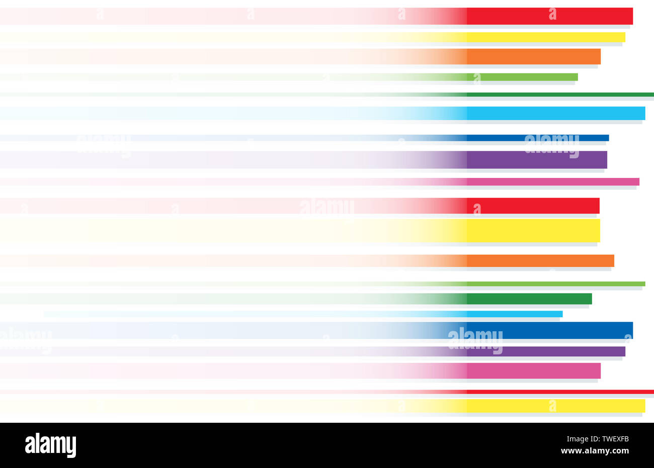 rainbow line abstract art background Stock Photo - Alamy