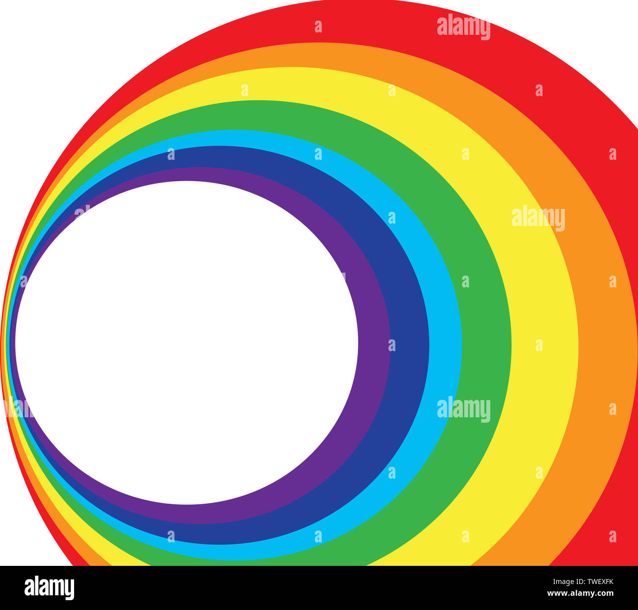Abstract rainbow wave hi-res stock photography and images - Alamy