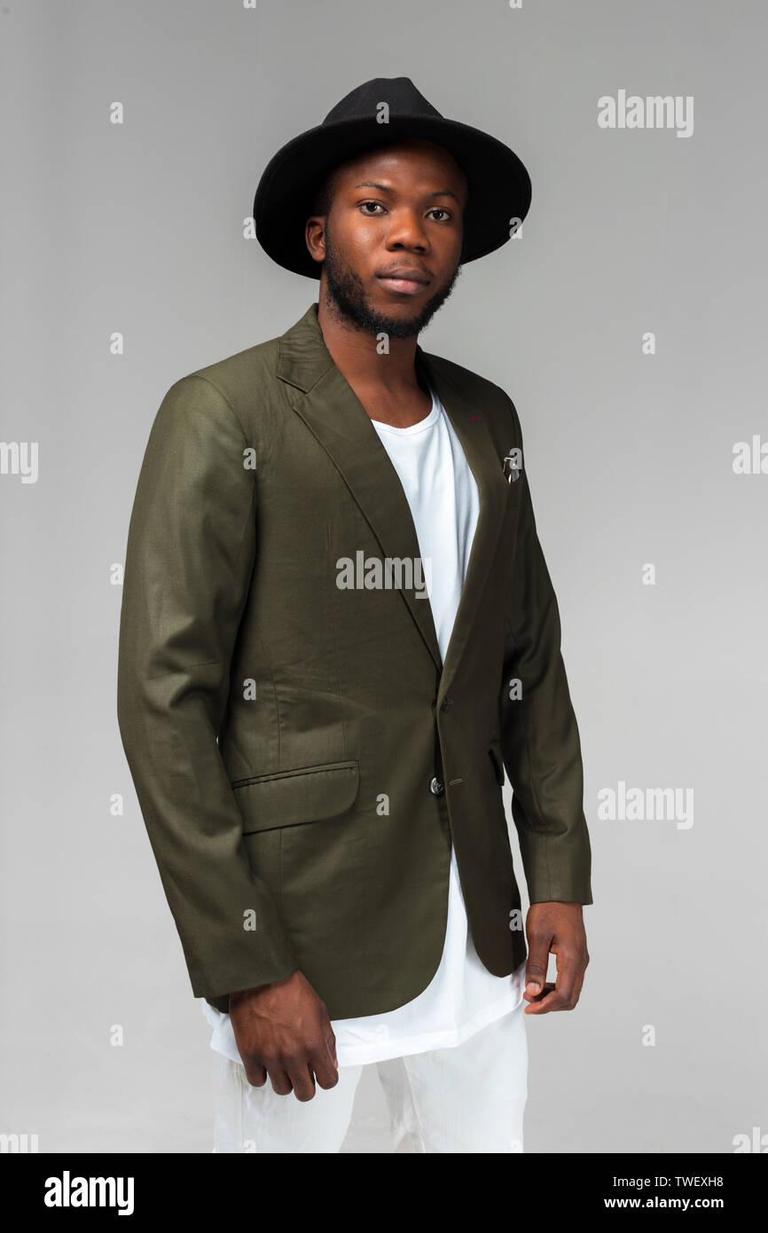 Stylish African-American black man Stock Photo - Alamy
