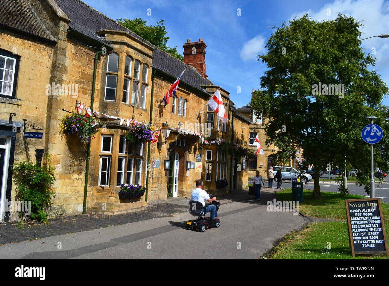 Moreton-in-Marsh, Gloucestershire, UK. A village in the Cotswolds Stock ...