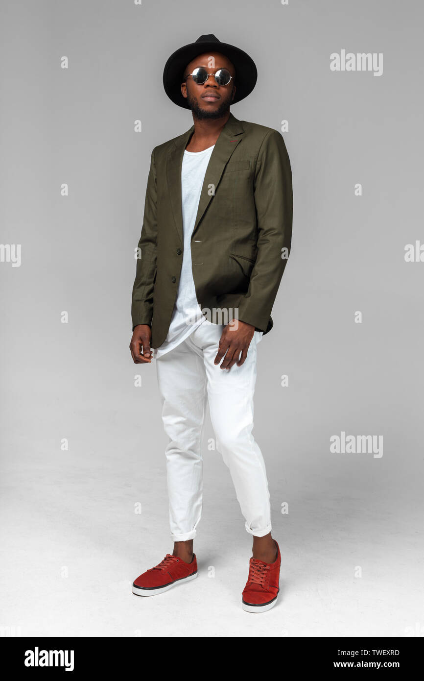 Stylish African-American black man Stock Photo - Alamy