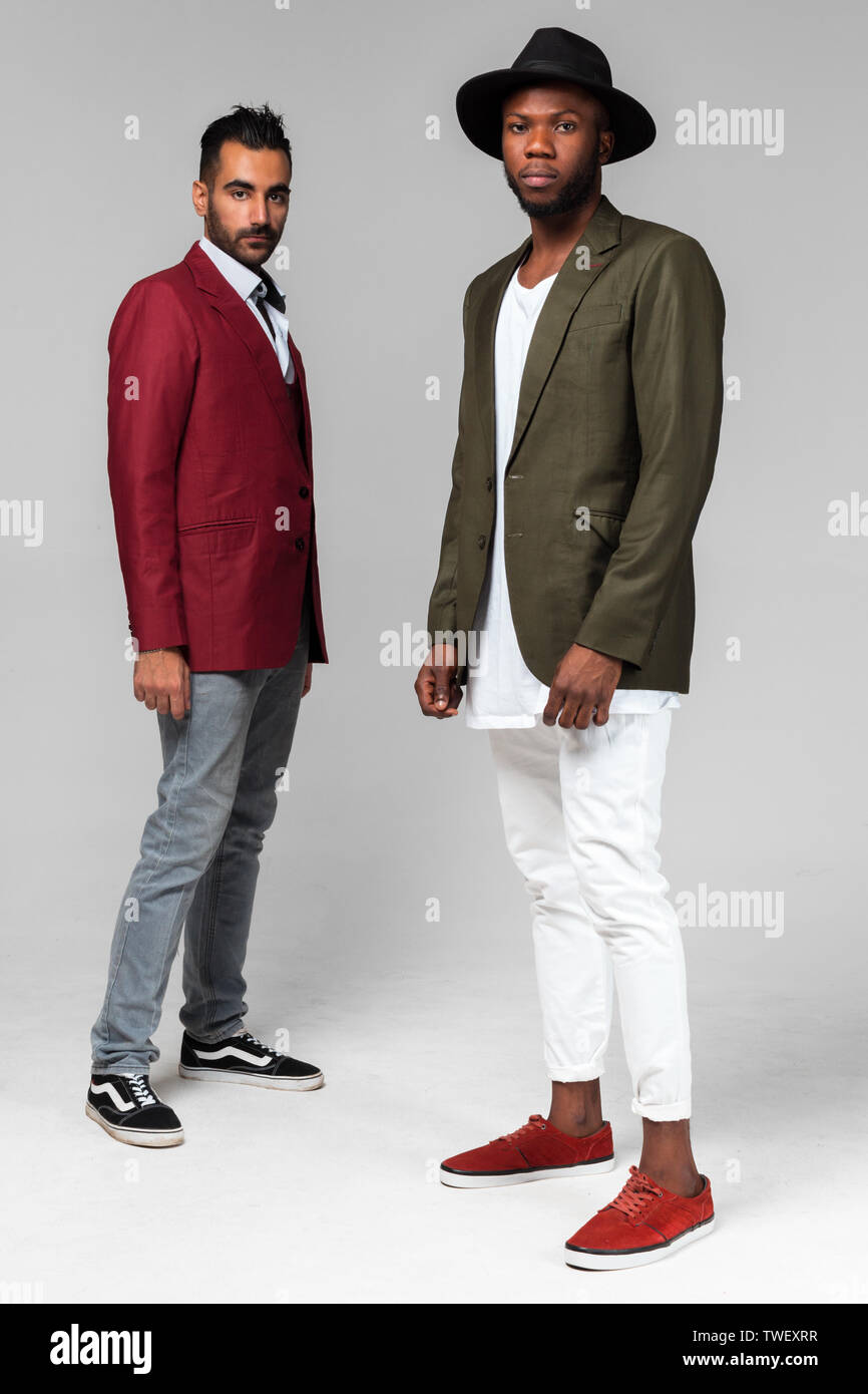 Two fashion man Stock Photo - Alamy