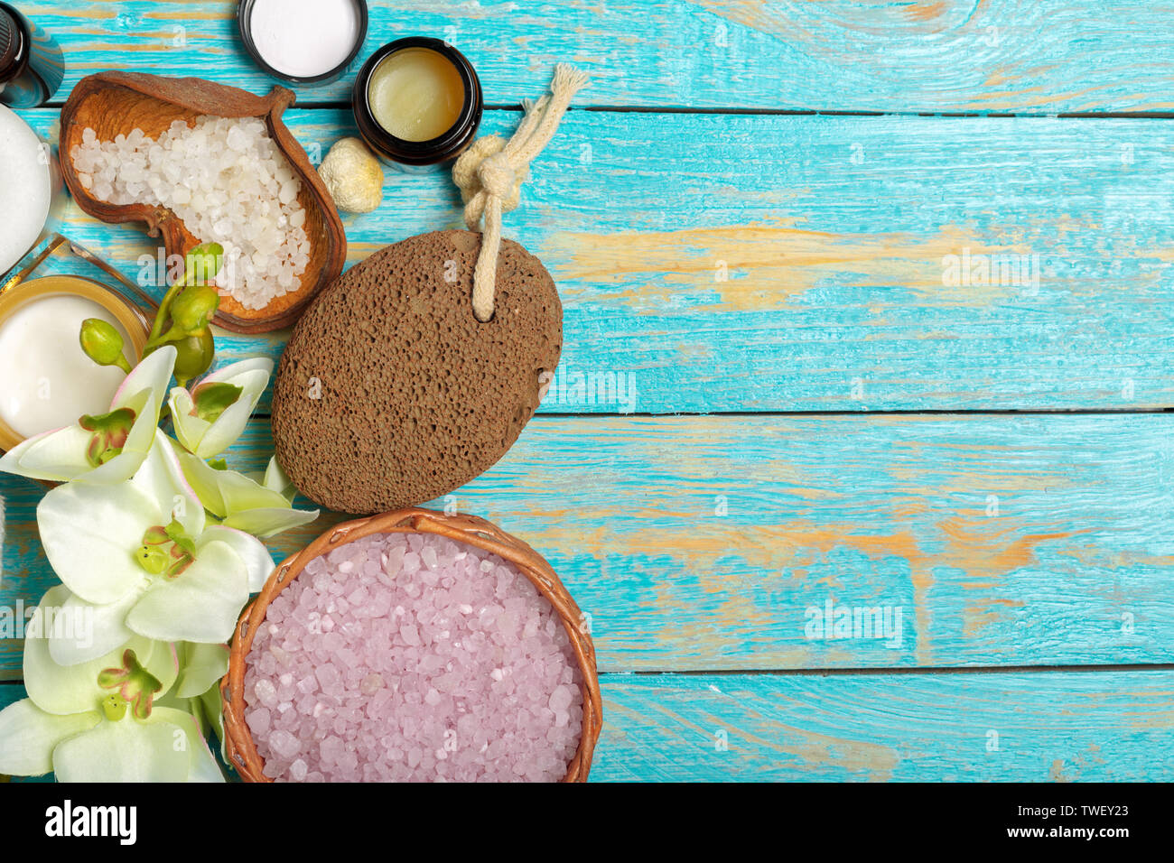 Spa background with a blank space Stock Photo - Alamy