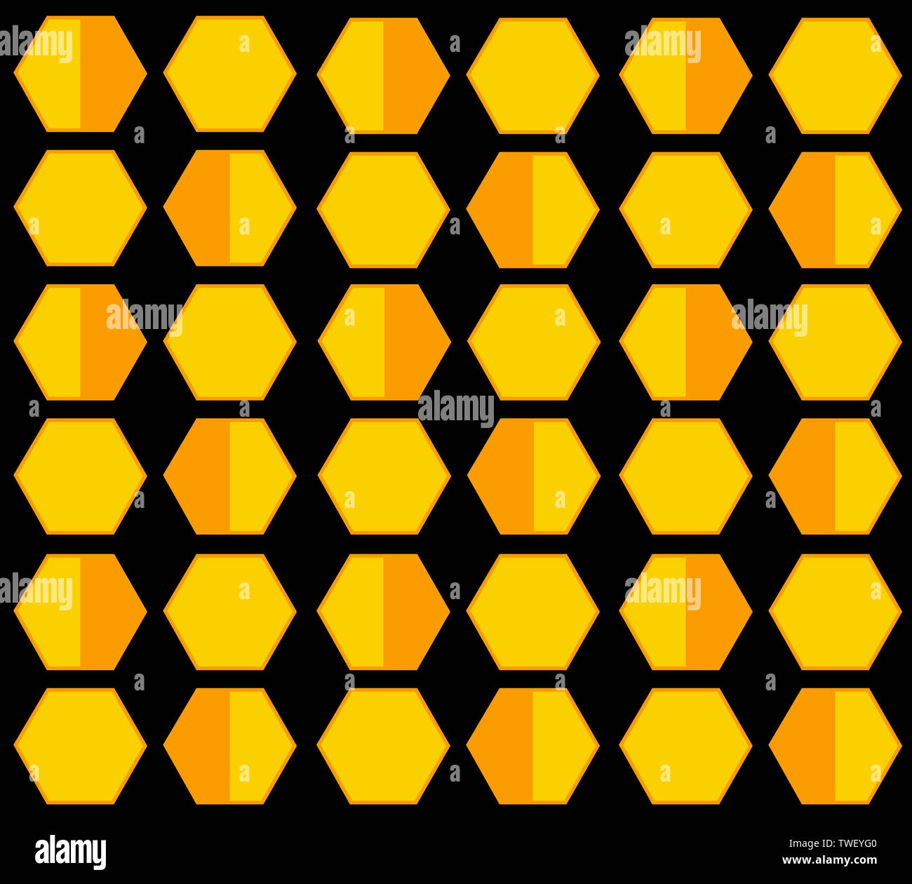 bee hive hexagon background Stock Photo - Alamy