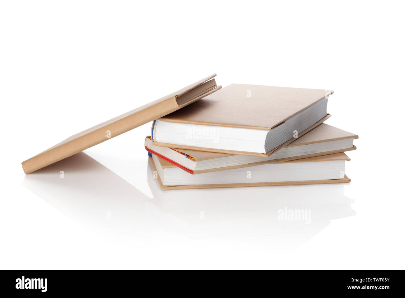 books isolated on white Stock Photo - Alamy