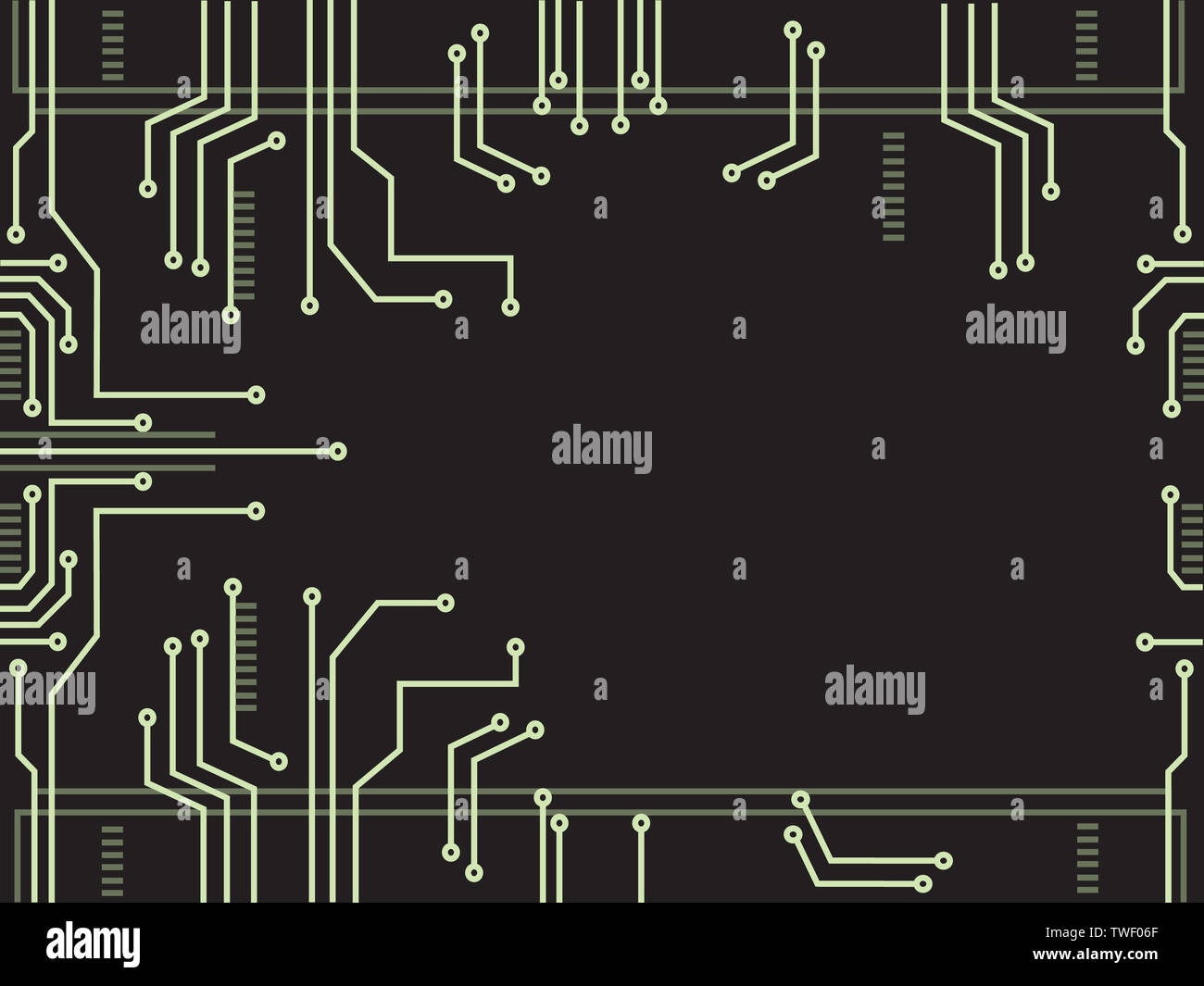 microchip line technology symbol abstract background Stock Photo - Alamy