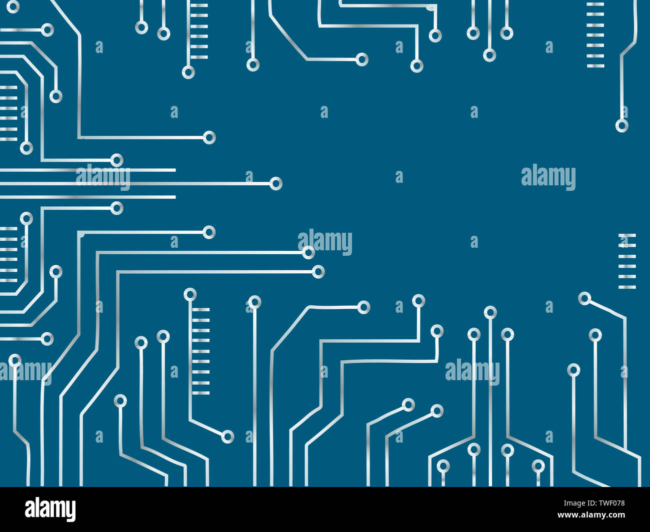 microchip line technology symbol abstract background Stock Photo - Alamy