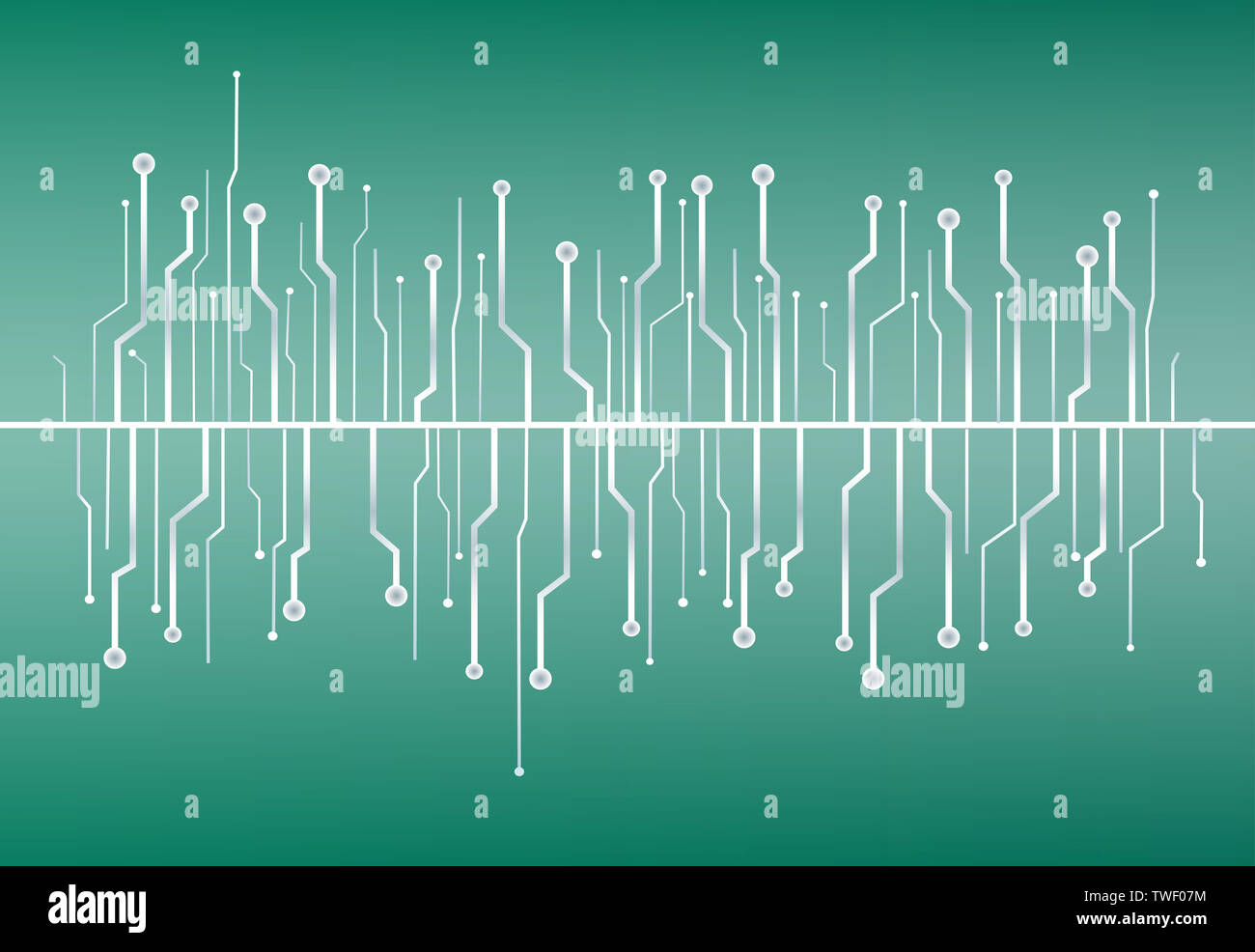 technology line symbol background Stock Photo - Alamy