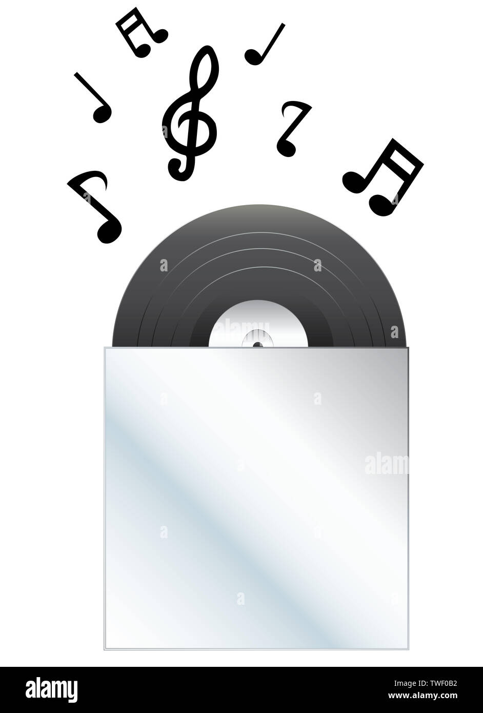 Music album cover icon hi-res stock photography and images - Alamy