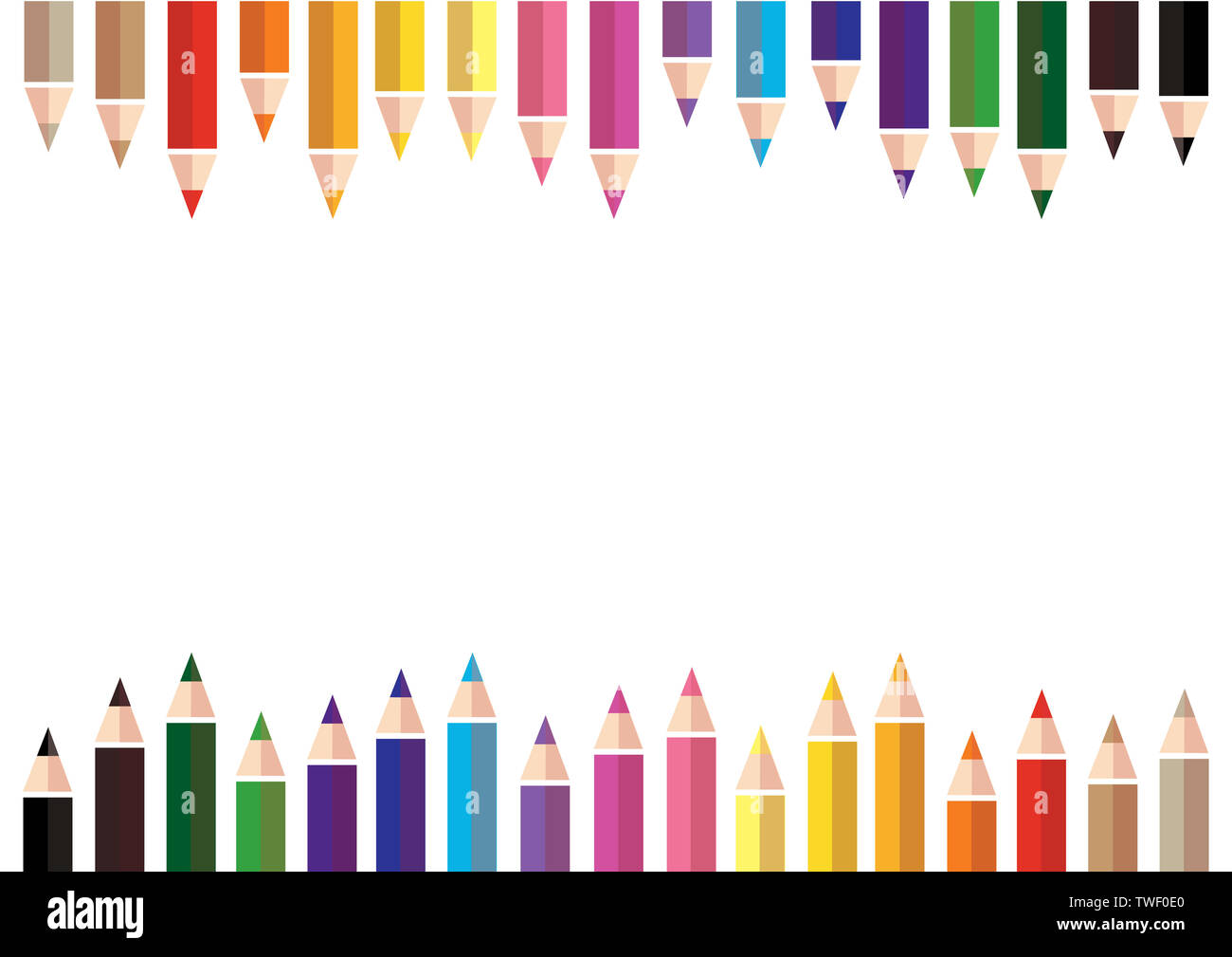 colorful color pencil background Stock Photo - Alamy