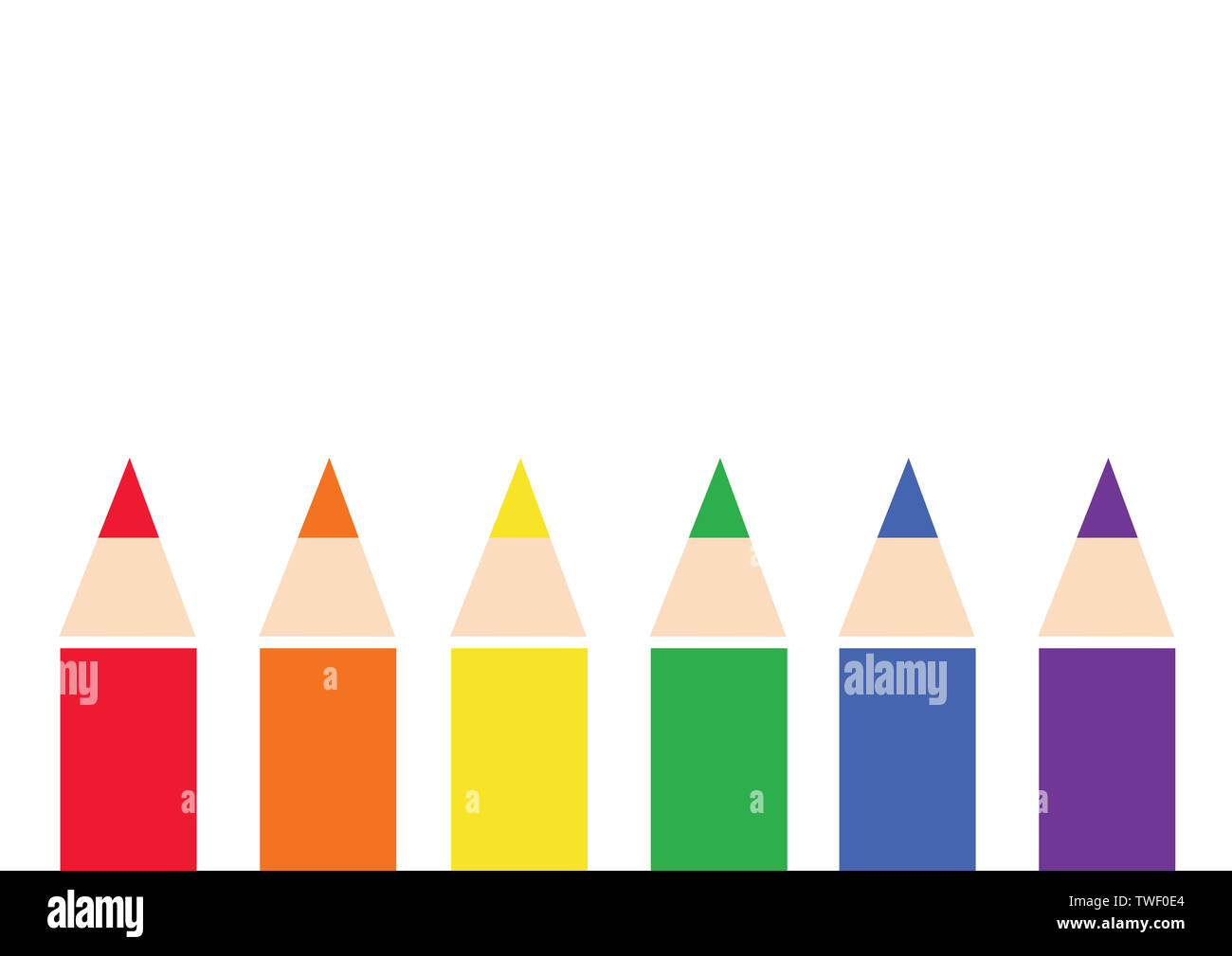 colorful color pencil background Stock Photo - Alamy