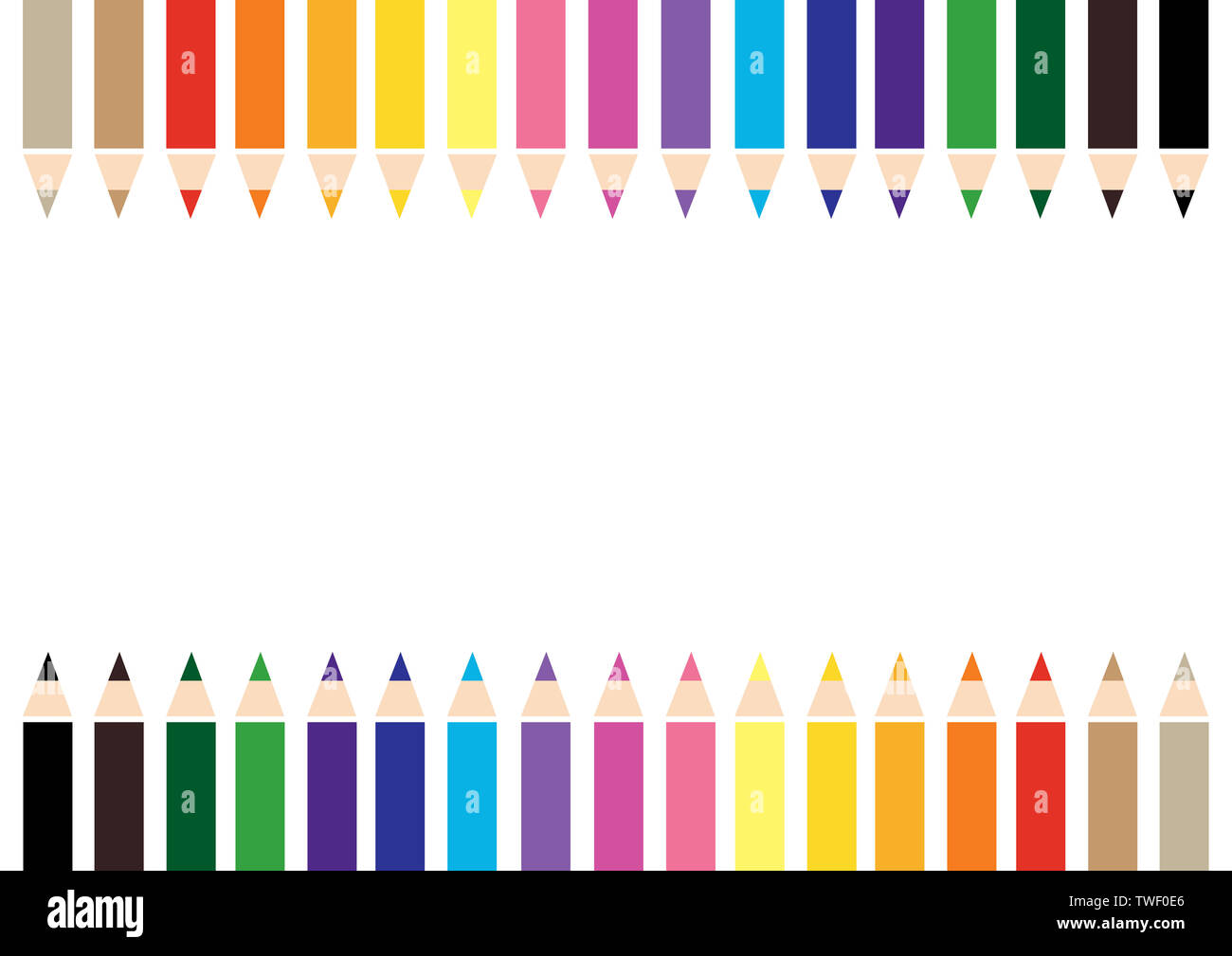 colorful color pencil background Stock Photo - Alamy