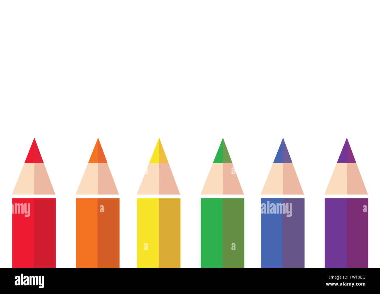 colorful color pencil background Stock Photo - Alamy