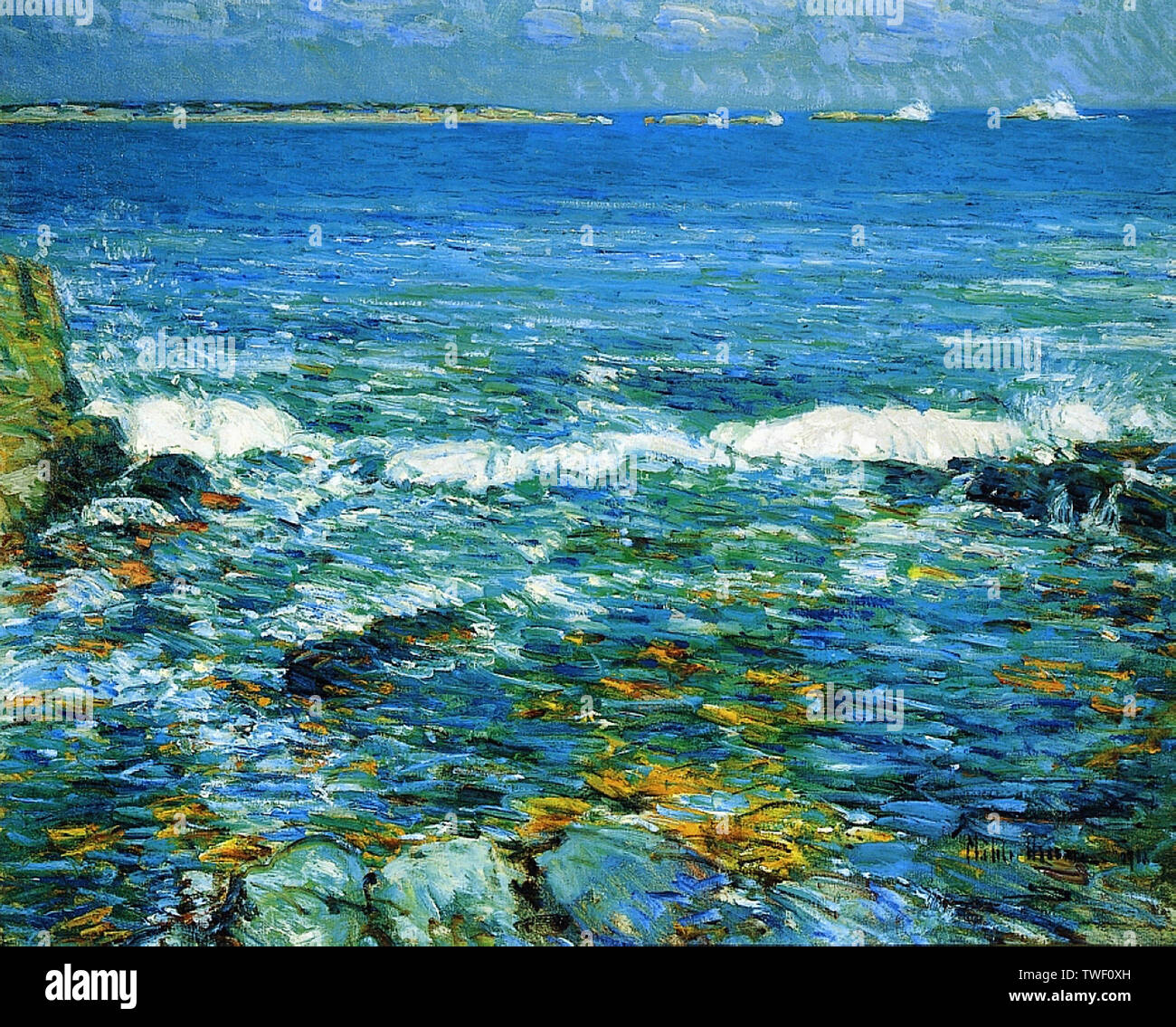 Appledore island painting hi-res stock photography and images - Alamy
