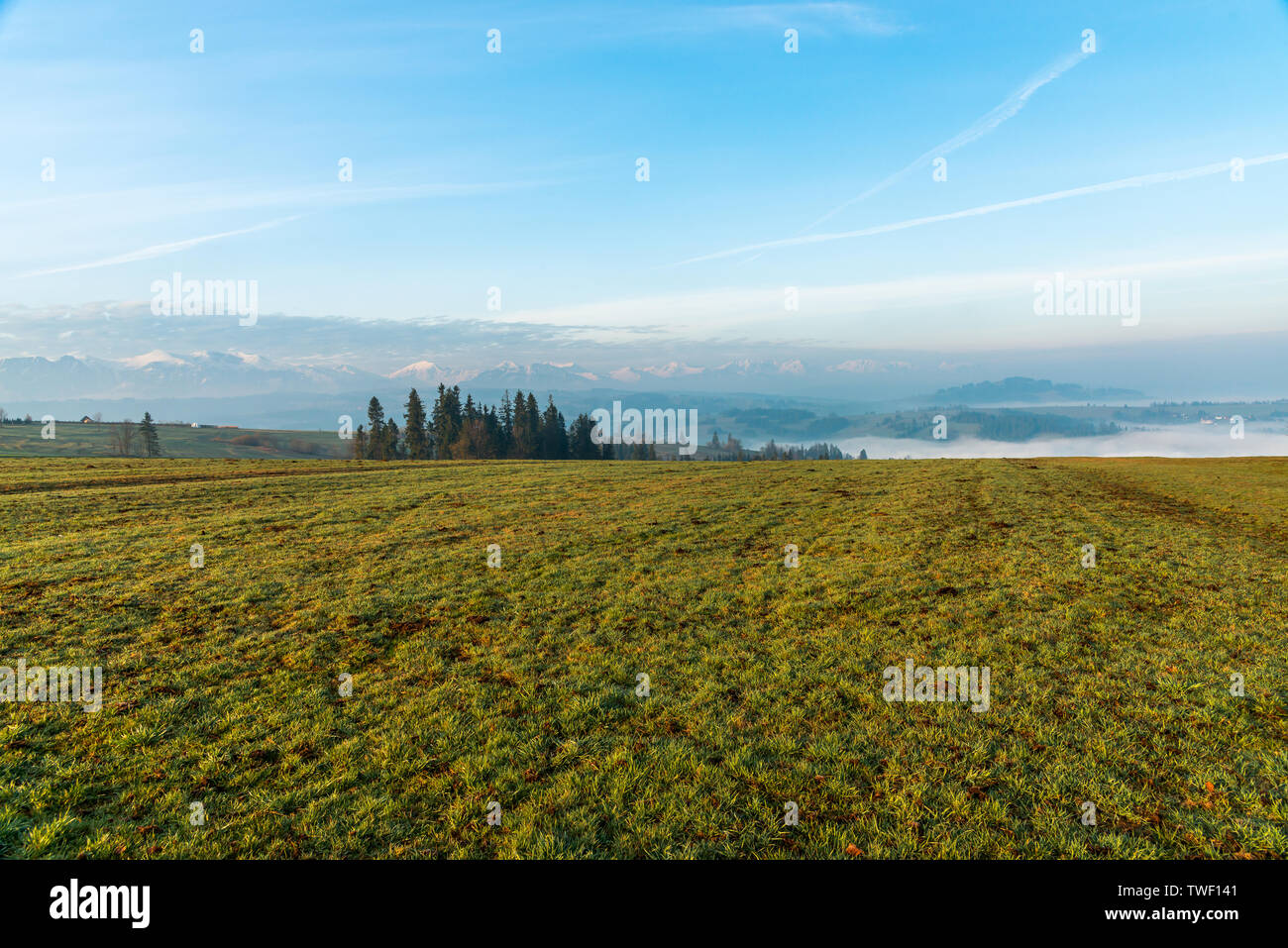 Views on Tatra Mountains in early spring Stock Photo - Alamy