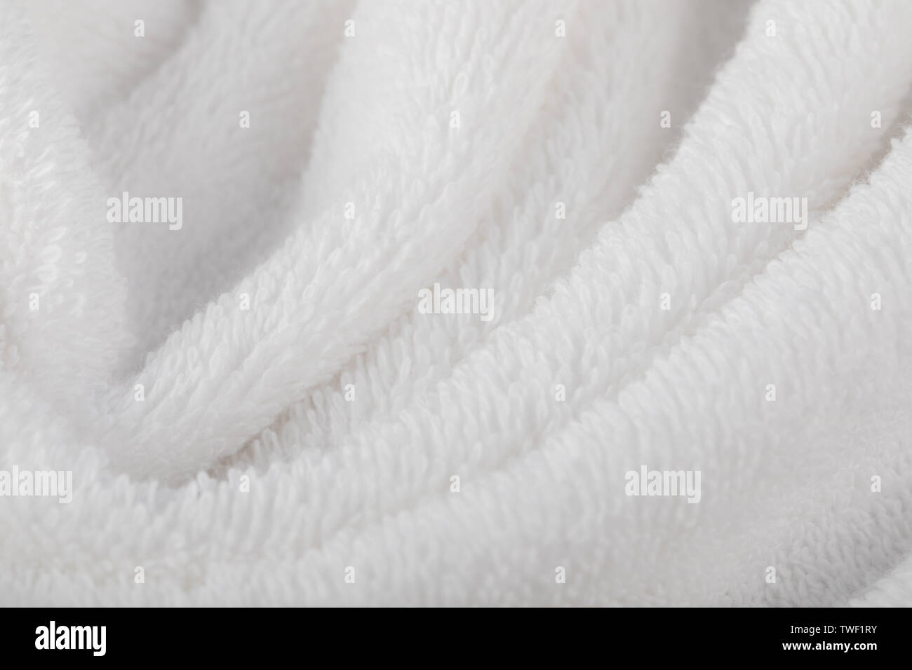 Micro close-up of natural pure cotton towels Stock Photo - Alamy