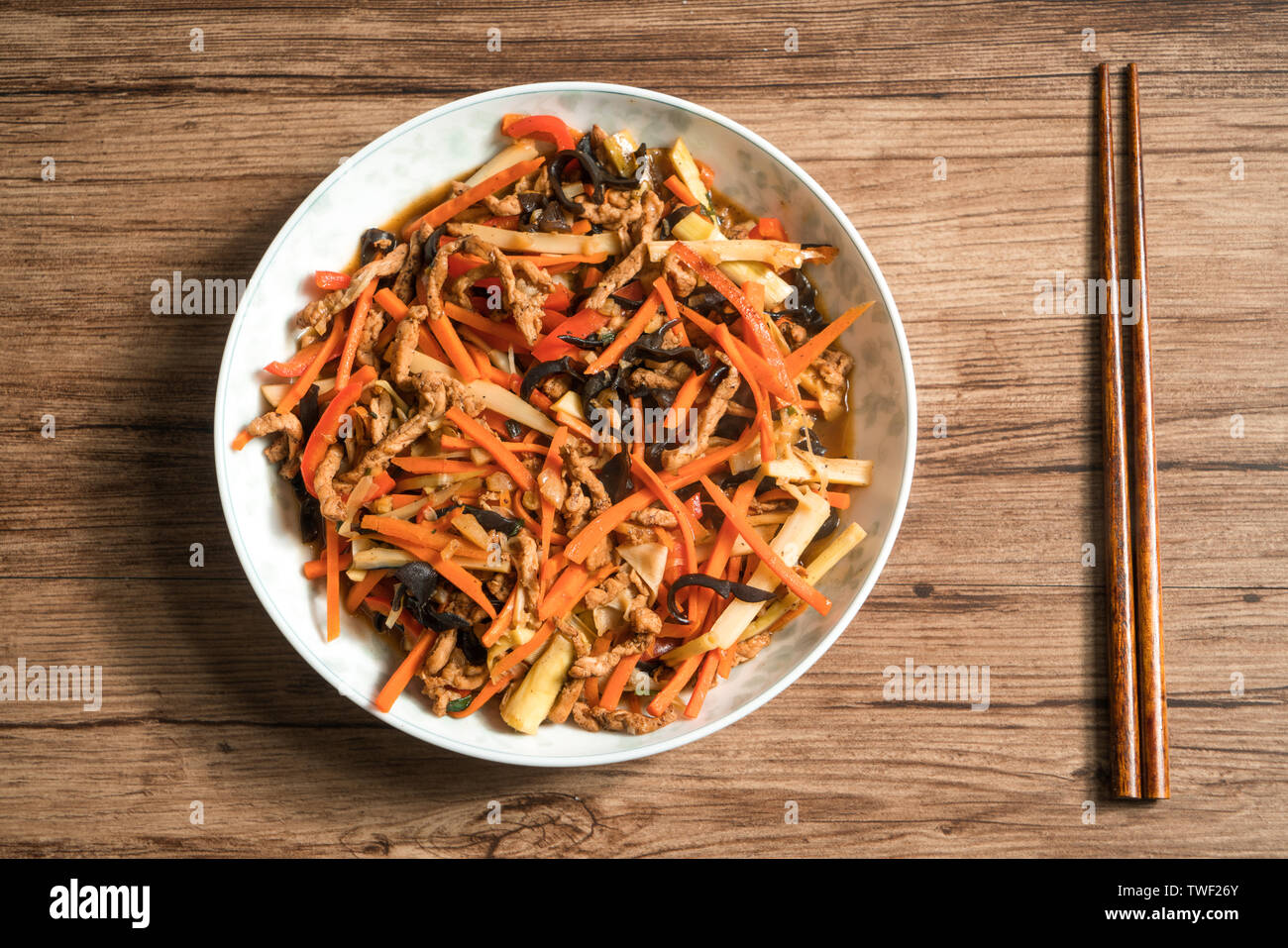 Fish shredded meat, traditional specialties Stock Photo - Alamy