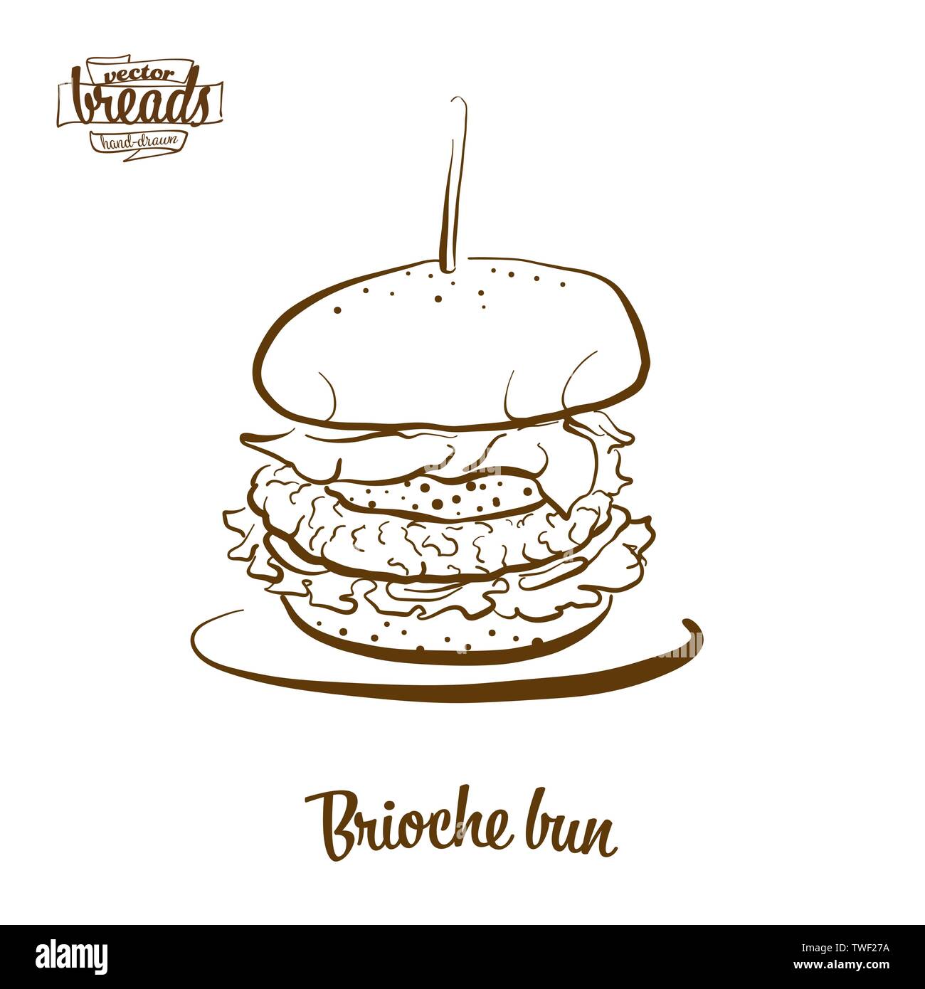 Hamburger Patty Outline