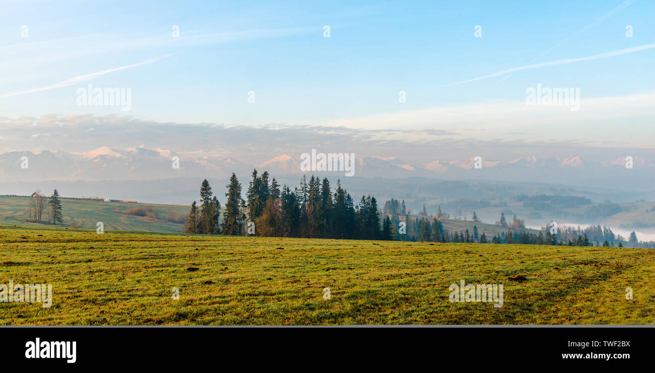 Views on Tatra Mountains in early spring Stock Photo - Alamy