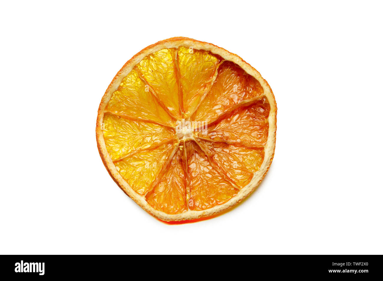 dried citrus fruit isolated on white Stock Photo - Alamy