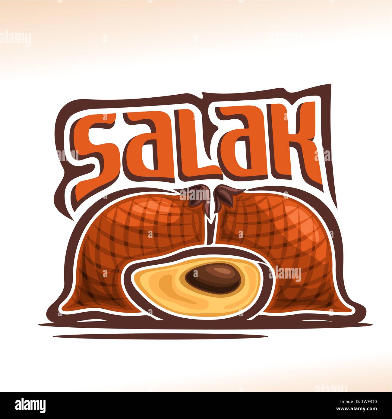 Vector logo for Salak Fruit Stock Vector Image & Art - Alamy