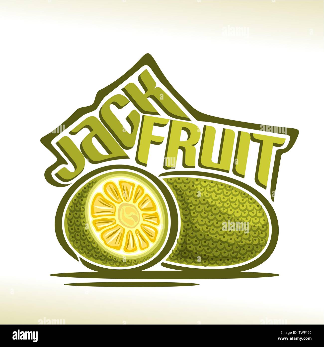 Vector logo for Jackfruit Stock Vector Image & Art - Alamy