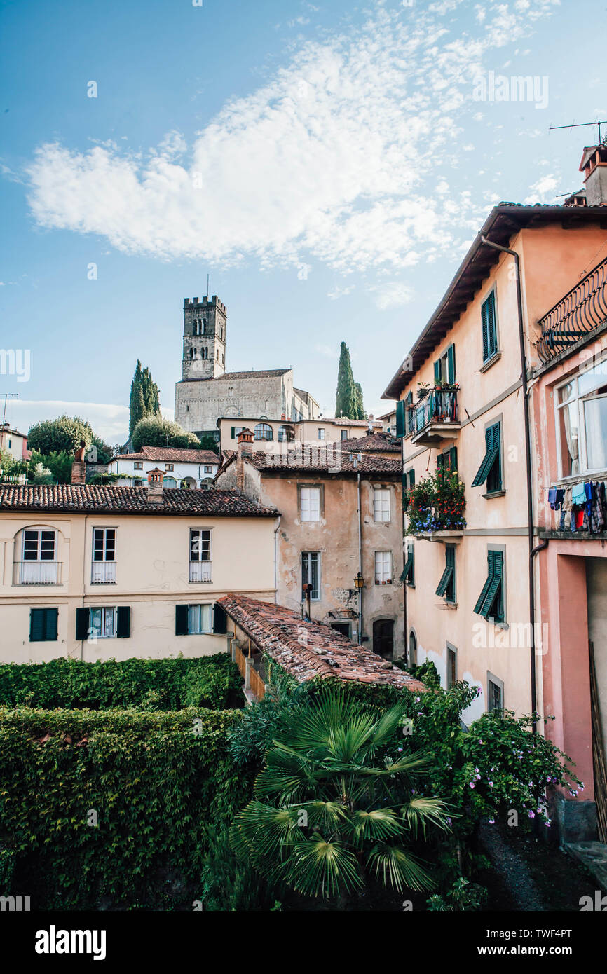 Italian city of Barga Stock Photo - Alamy
